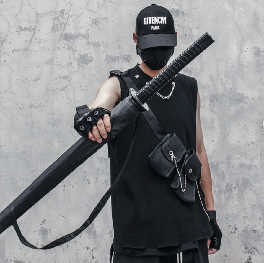 Techwear Katana Umbrella | OFF-WRLD TECHWEAR