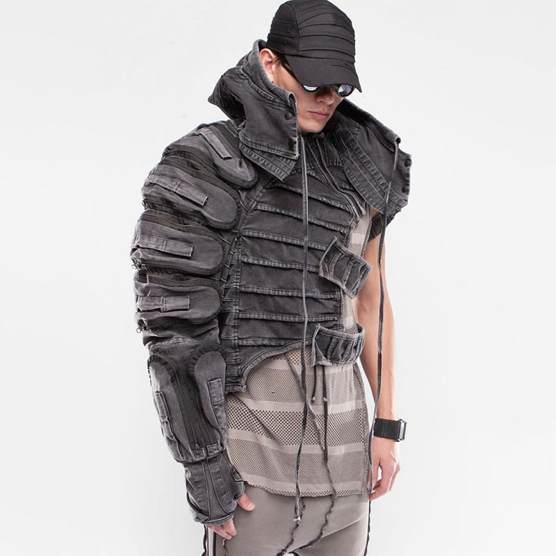 Asymmetrical Hooded Jacket | OFF-WRLD TECHWEAR