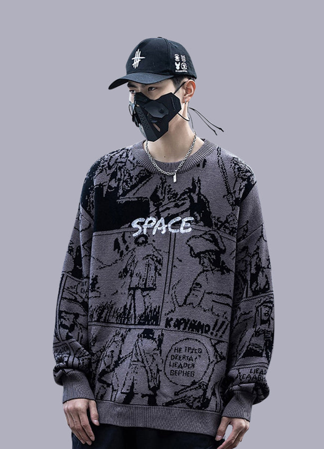 Comic Book Sweatshirt | OFF-WRLD TECHWEAR