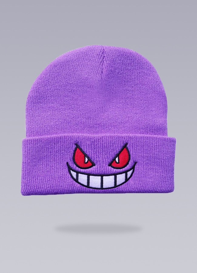 Gengar Knit Beanie | OFF-WRLD TECHWEAR