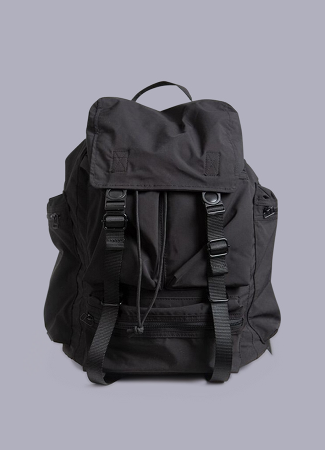 Black Goth Backpack | OFF-WRLD TECHWEAR