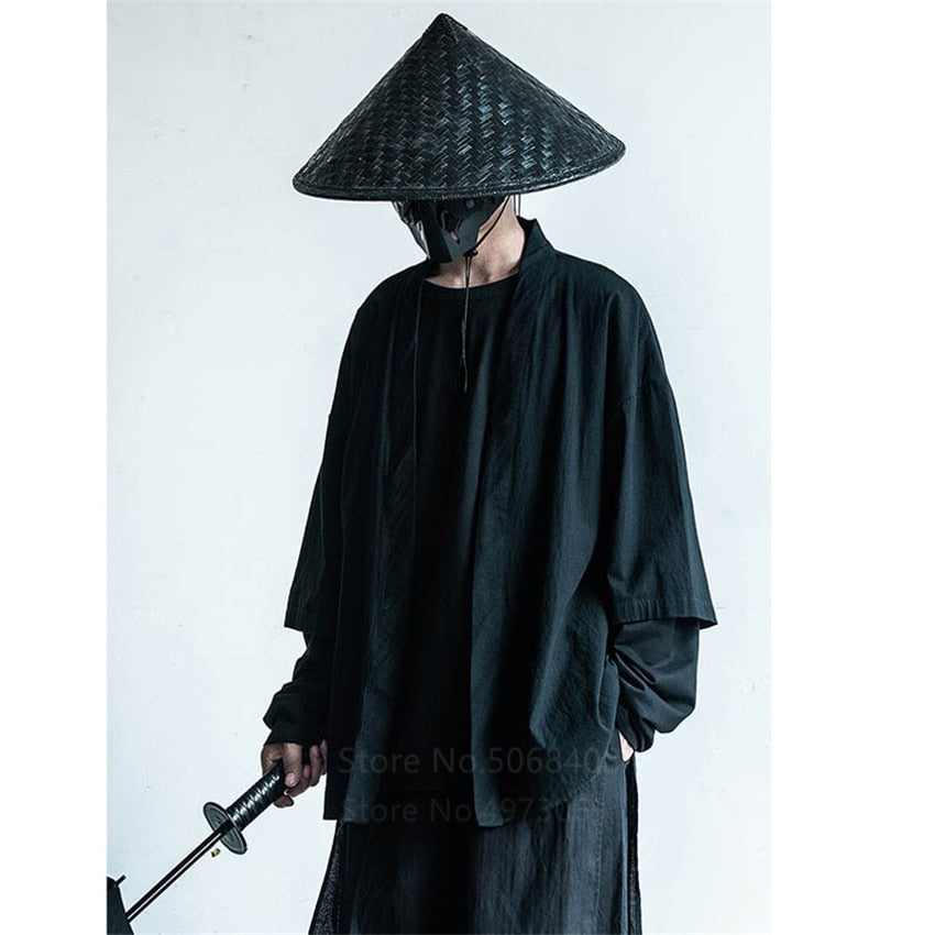 Black Samurai Kimono | OFF-WRLD Techwear