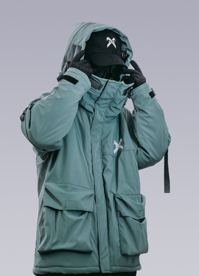 Green Techwear Jacket | OFF-WRLD TECHWEAR